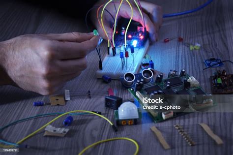An Engineer Working On Opensource Hardware And Software Project