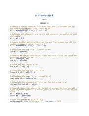 Matrix Operations And Manipulations In R A Comprehensive Guide Course Hero