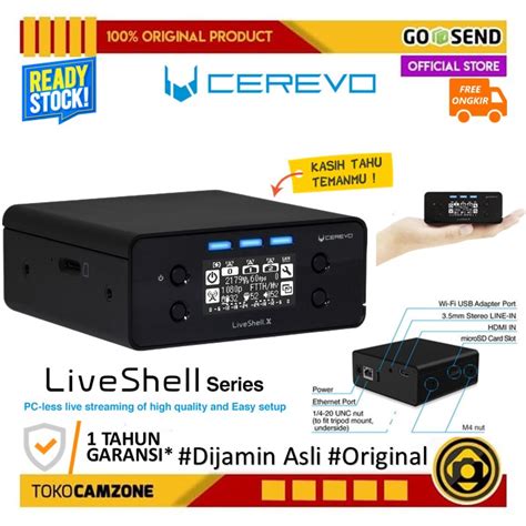 Jual Cerevo LiveShell X Live Streaming And Broadcasting Device Shopee Indonesia