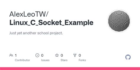 github alexleotw linux c socket example just yet another school project