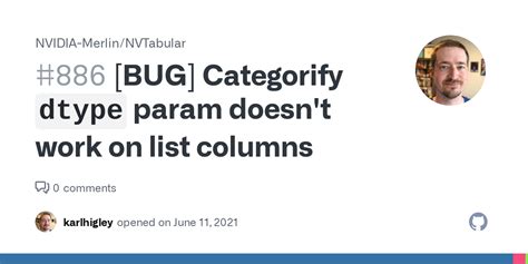 Bug Categorify `dtype` Param Doesnt Work On List Columns · Issue 886 · Nvidia Merlin