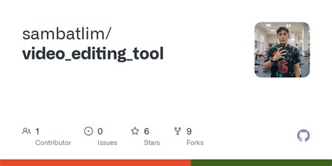 GitHub Sambatlim Video Editing Tool