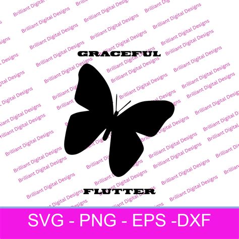 BUTTERFLY GRACEFUL FLUTTER SVG By Brilliant Digital Designs TheHungryJPEG