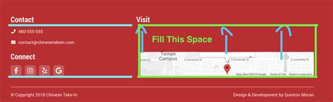 Html How To Get Google Map API Element To Fill Available Space In Bootstrap Column Underneath