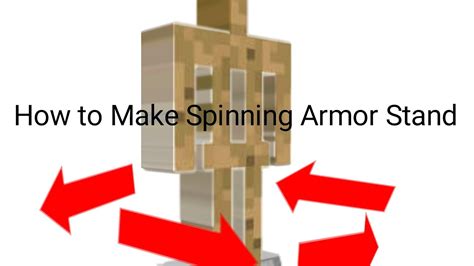 How To Make A Spinning Armor Stand In Minecraft Bedrock Edition At