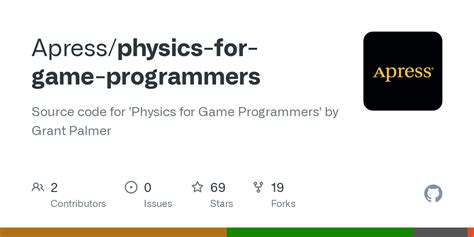 GitHub Apress Physics For Game Programmers Source Code For Physics For Game Programmers By