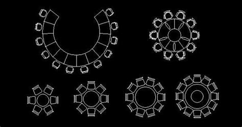 Conference Table CAD Blocks Dwg Furniture CADBlocksDWG Com