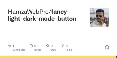 Github Hamzawebprofancy Light Dark Mode Button