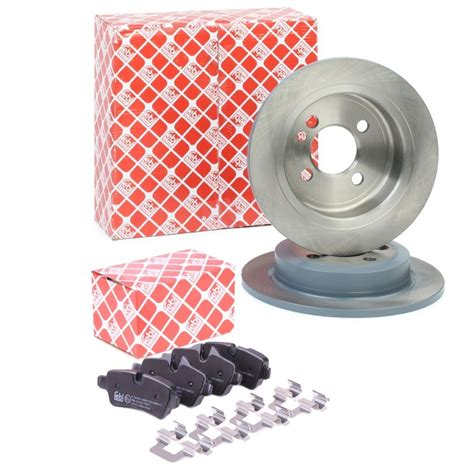 Fbl3405n0041 Febi Bilstein Brake Discs And Pads Set Rear Axle Solid
