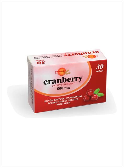 Cranberry 500 Mg 30 Tablet
