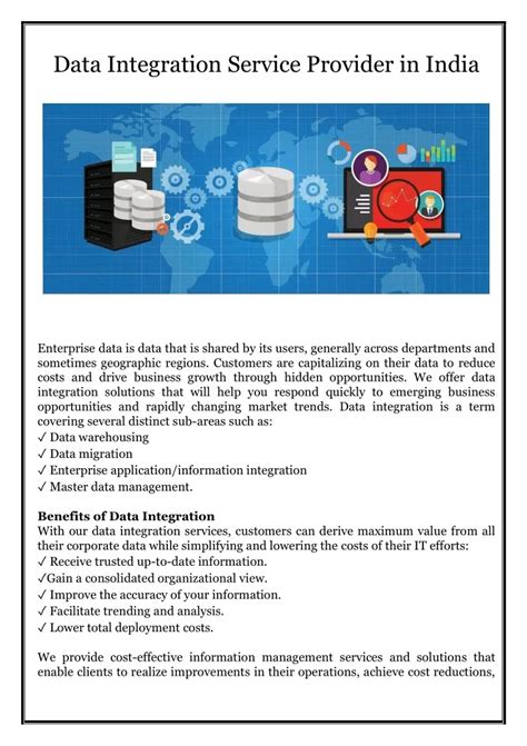 Ppt Data Integration Service Provider Powerpoint Presentation Free