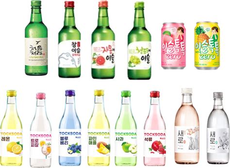 Korean Soju Regular Flavored Tradekorea