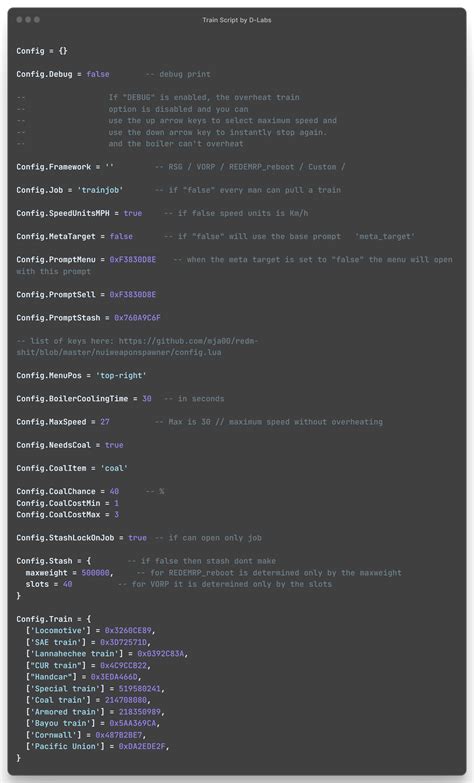 Train Script Rsg Vorp Redem Rp Custom Redm Releases Cfx