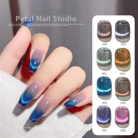 Cat Eye Nails Polish Gel Nail Polish Gel Nails Acrylic Nails Nail