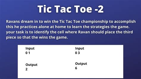 Tic Tac Toe 2 Python Tic Tac Toe Game Program Ccbp Idp Exam