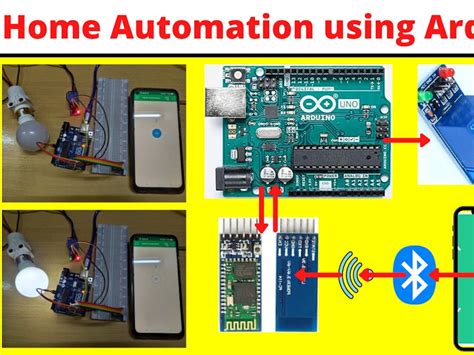 Home Automation Using Arduino Relay Bluetooth