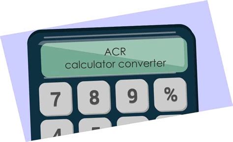 Acr Calculator Converter Medical Laboratory