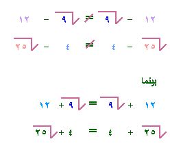 الجذر التربيعي للعدد المربع الكامل