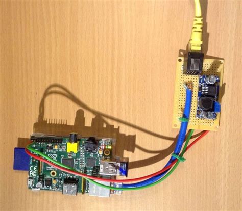 pipoe powering a raspberry pi over ethernet