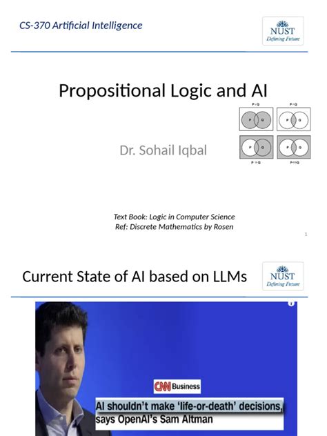 16 Propositional Logic And Ai Pdf Logic Artificial Intelligence