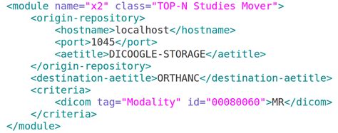 XML Configuration To Define The New Plug In In The PacsWFM Download Scientific Diagram