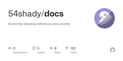 GitHub Shady Docs Rockchip Develop Reference Documents