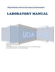 ECE Lab Manual V Lab ONLY Arduino Version Pdf EE INTRODUCTION TO ELECTRICAL