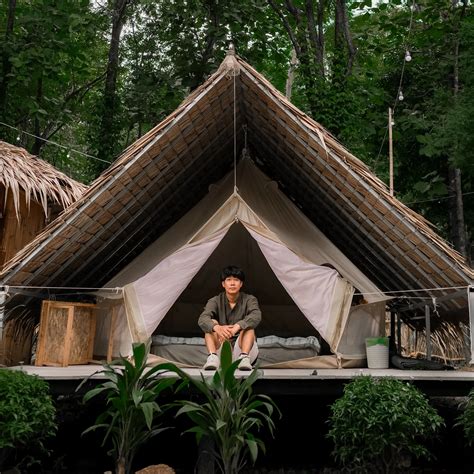 กำเงินคนละ 400 บาท นอนเต็นท์กระโจมฟีลธรรมชาติ แกลเลอรีที่โพสต์โดย ไทน์ไปไหน Lemon8