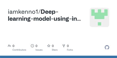 GitHub Iamkenno Deep Learning Model Using In Python