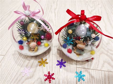 Поделка новогодний шар фото и картинки 69 штук
