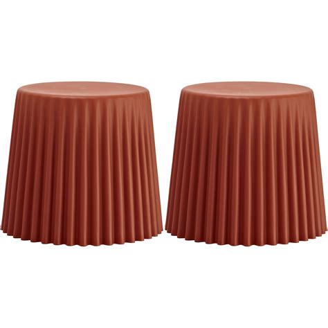 Orren Ellis 1625 Stackable Stacking Round Shape Dining Stools Ottoman