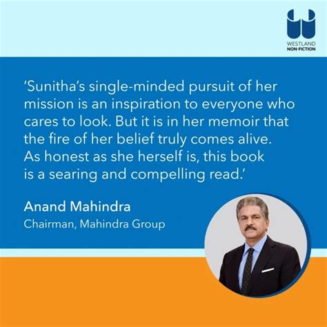 Sunitha Krishnan On Linkedin Anandmahindra