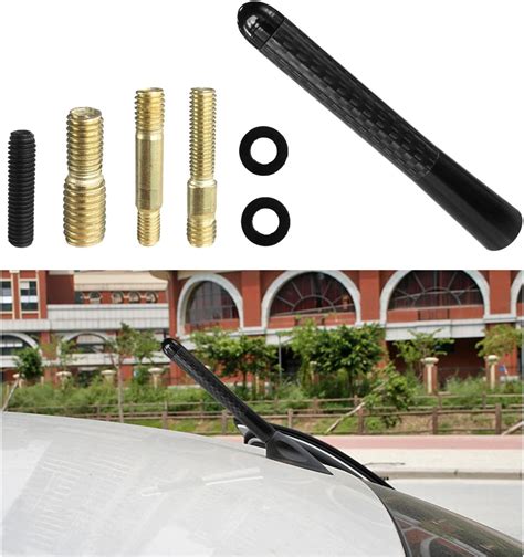 Augeny Car Short Antenna Carbon Fiber Antenna Replacement