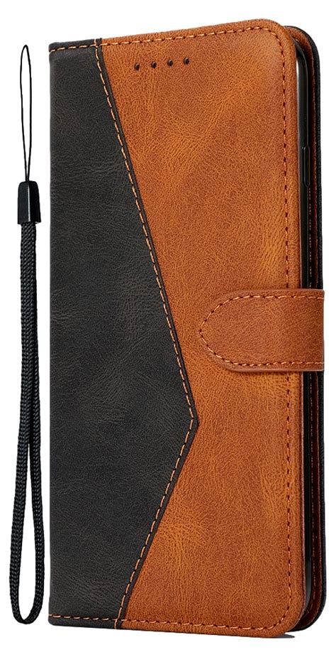 Dual Flip Cover Til Iphone Mini I Brun Pu L Der Gratis Fragt