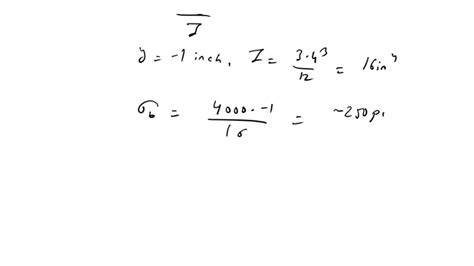 Solved The Beam Has A Rectangular Cross Section And Is Subjected To The Loading Shown