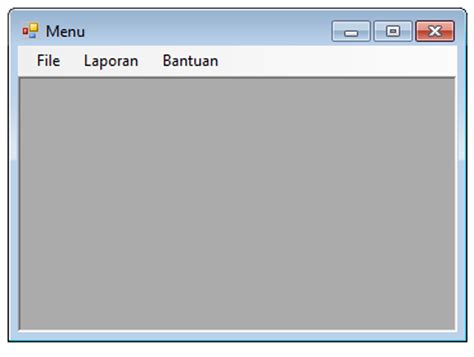 Cara Membuat Menubar Dan Toolbar Di Microsoft Visual Studio 2008 FIKRI LUTFI