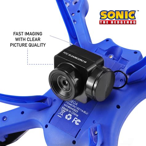 Sonic The Hedgehog Sky Racer Drone Wifi Camera 3d