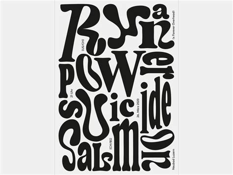 Современные плакаты из шрифтов интересные приёмы Skillbox Media Плакат Надписи Шрифты плаката