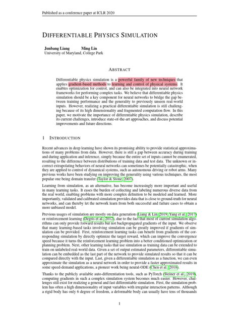 7 Differentiable Physics Simulat Pdf Simulation Derivative
