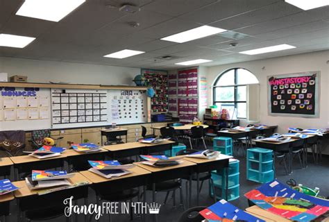 A Fancy Open House With Apples And Abcs Open House Fancy Classroom