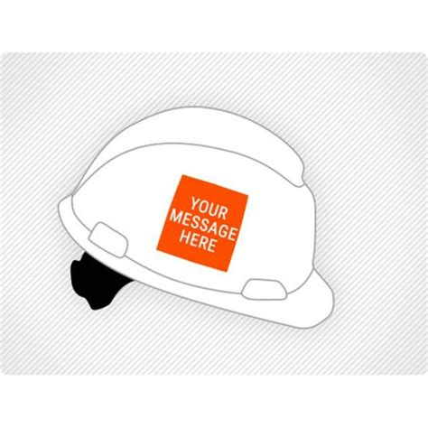 Custom Hard Hat Sticker Comprehensive Safety Signs And Labels For Every Environment