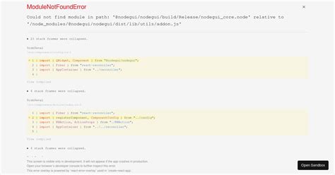 nodegui react nodegui codesandbox