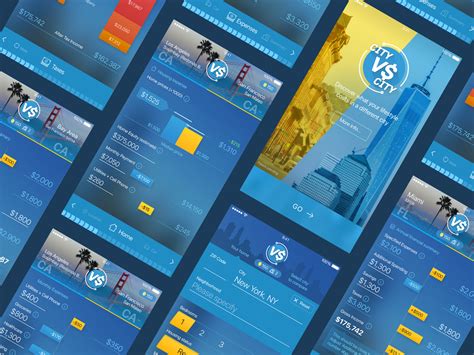 City Vs City Mobile App By Dmitry Lauretsky For Ronas It Ui Ux Team On Dribbble
