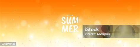 추상적인 밝은 여름 배경입니다 흐릿한 그라디언트 템플릿 디자인 여름 컨셉입니다 벡터 0명에 대한 스톡 벡터 아트 및 기타 이미지