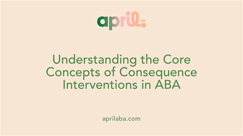 Aba Therapy And Consequence Interventions