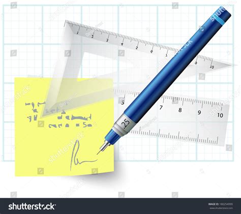 Technical Drawing Instruments Illustration Stock Vector Royalty Free Shutterstock