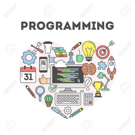 Programming Icons And Symbols With Heart Shape