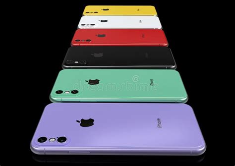 Apple Iphone Xr Successor Rumored Design Simulation Editorial Photo Image Of Iphone Apps