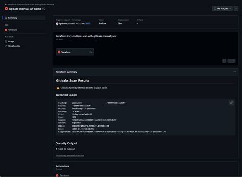 Fortify Your Terraform Scanning Iac With Trivy And Gitleaks On Github Actions Vefiu