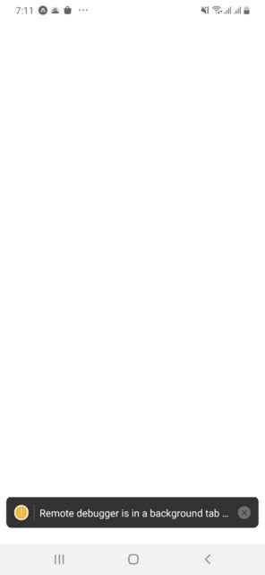 Javascript React Native Component Not Showing Anything On Device